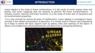 Linear_Algebra.pptx | Chemistry | Science