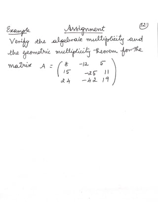 Linear algebra Diagonalizable matrices | PDF | Physics | Science