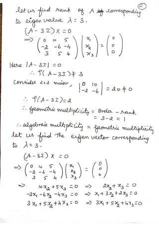 Linear algebra Diagonalizable matrices | PDF | Physics | Science