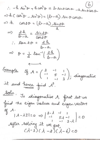 Linear algebra Diagonalizable matrices | PDF | Physics | Science