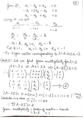 Linear algebra Diagonalizable matrices | PDF | Physics | Science