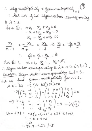 Linear algebra Diagonalizable matrices | PDF | Physics | Science