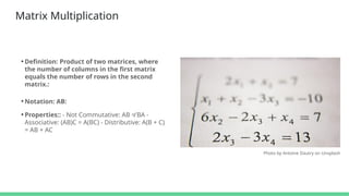 Linear Algebra-PPT.pptx public Result of my work | PPT