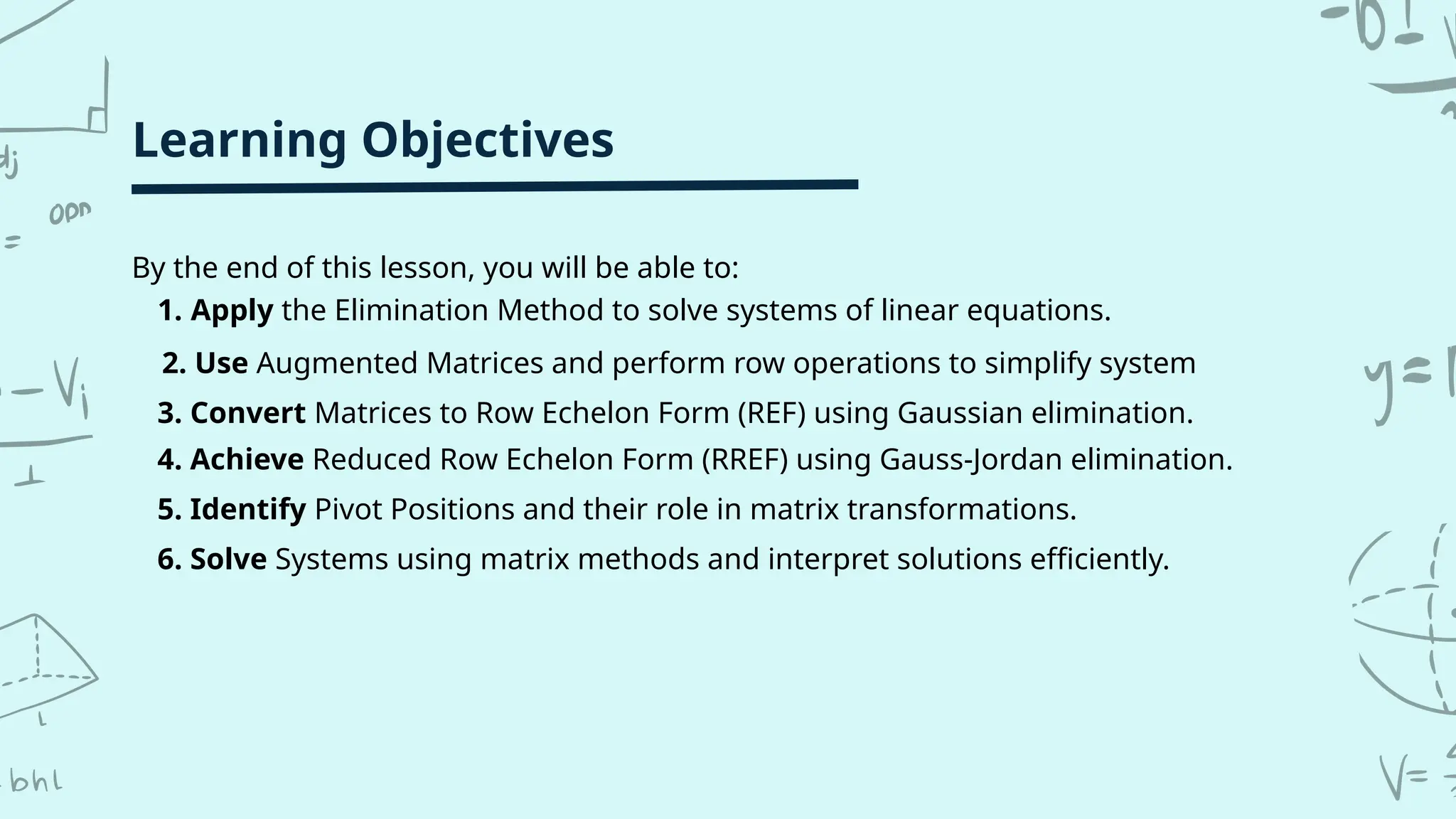 Linear Algebra - Row Echelon Form and Reduced Row Echelon Form | PPTX