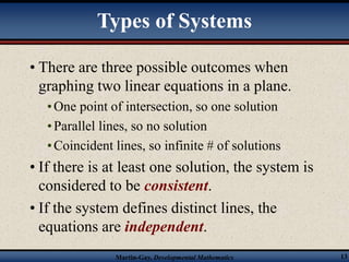 Linear Algebra - systems of equations (week 1).ppt