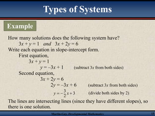 Linear Algebra - systems of equations (week 1).ppt