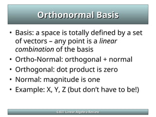 linear_algebra mldataaimachiee leARNINGML | PPT