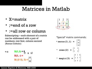 Linear Algebra and Matrices used for ML.ppt