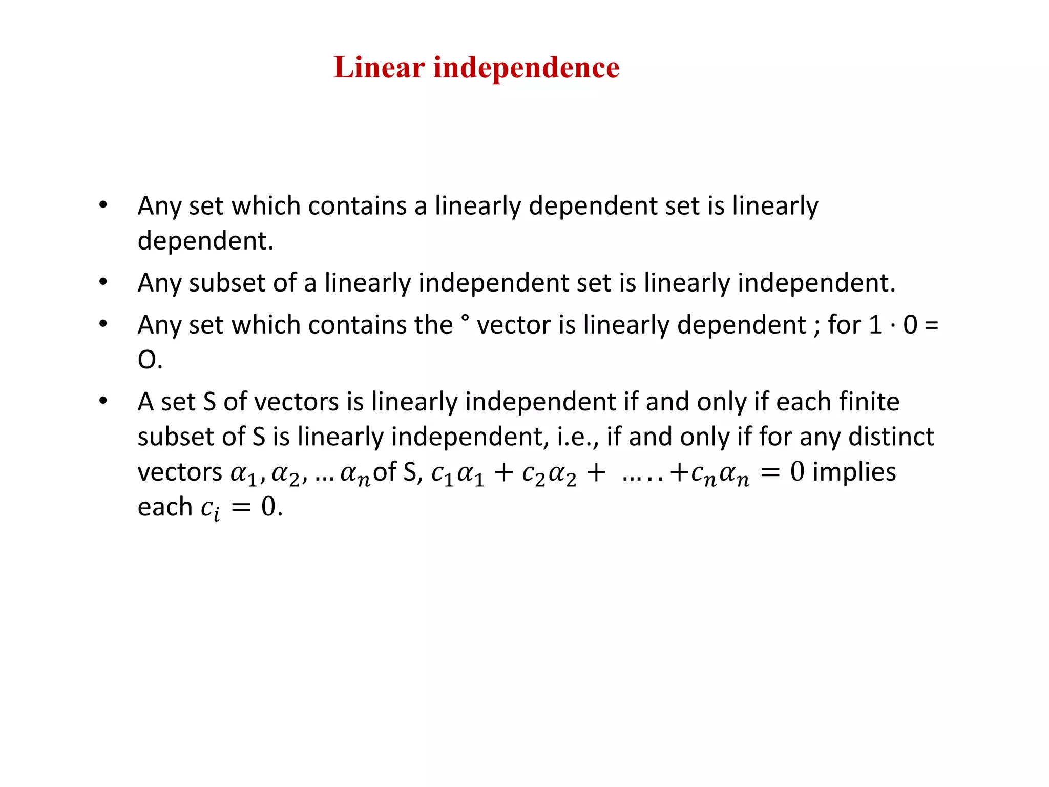 Linear Algebra for Competitive Exams | PPTX