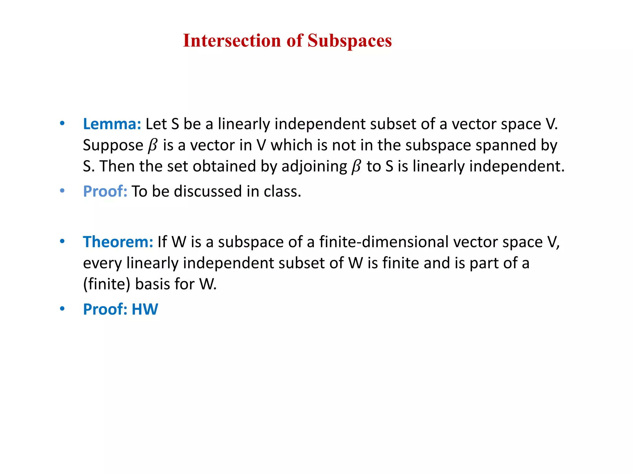Linear Algebra for Competitive Exams | PPTX