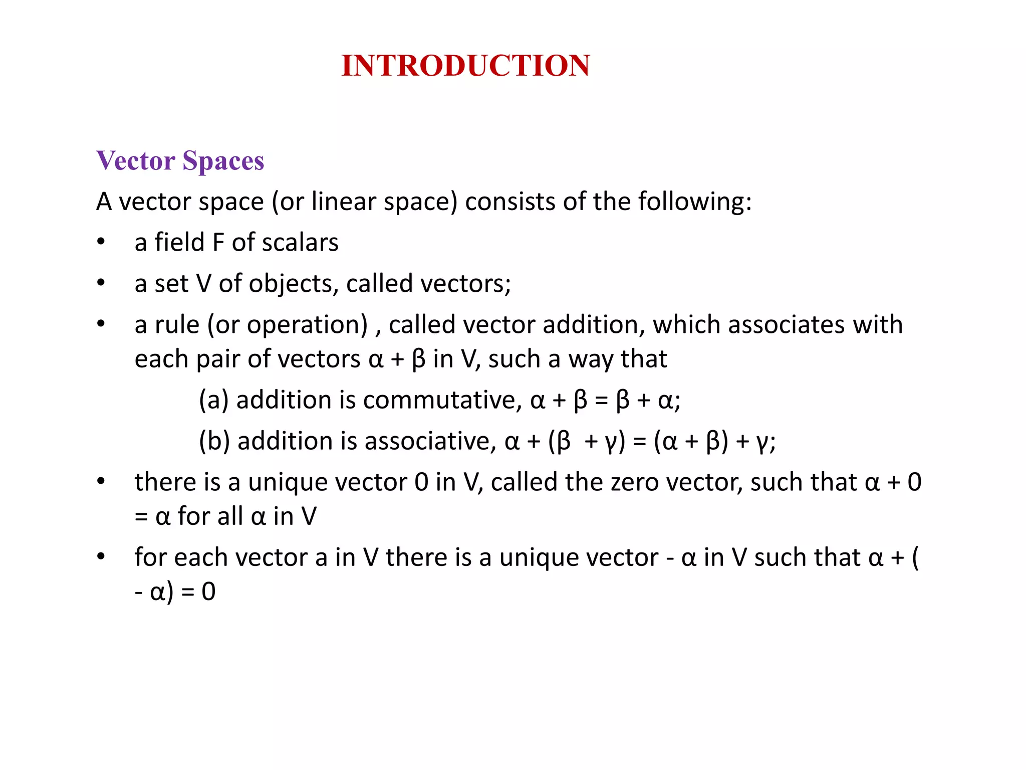 Linear Algebra for Competitive Exams | PPTX