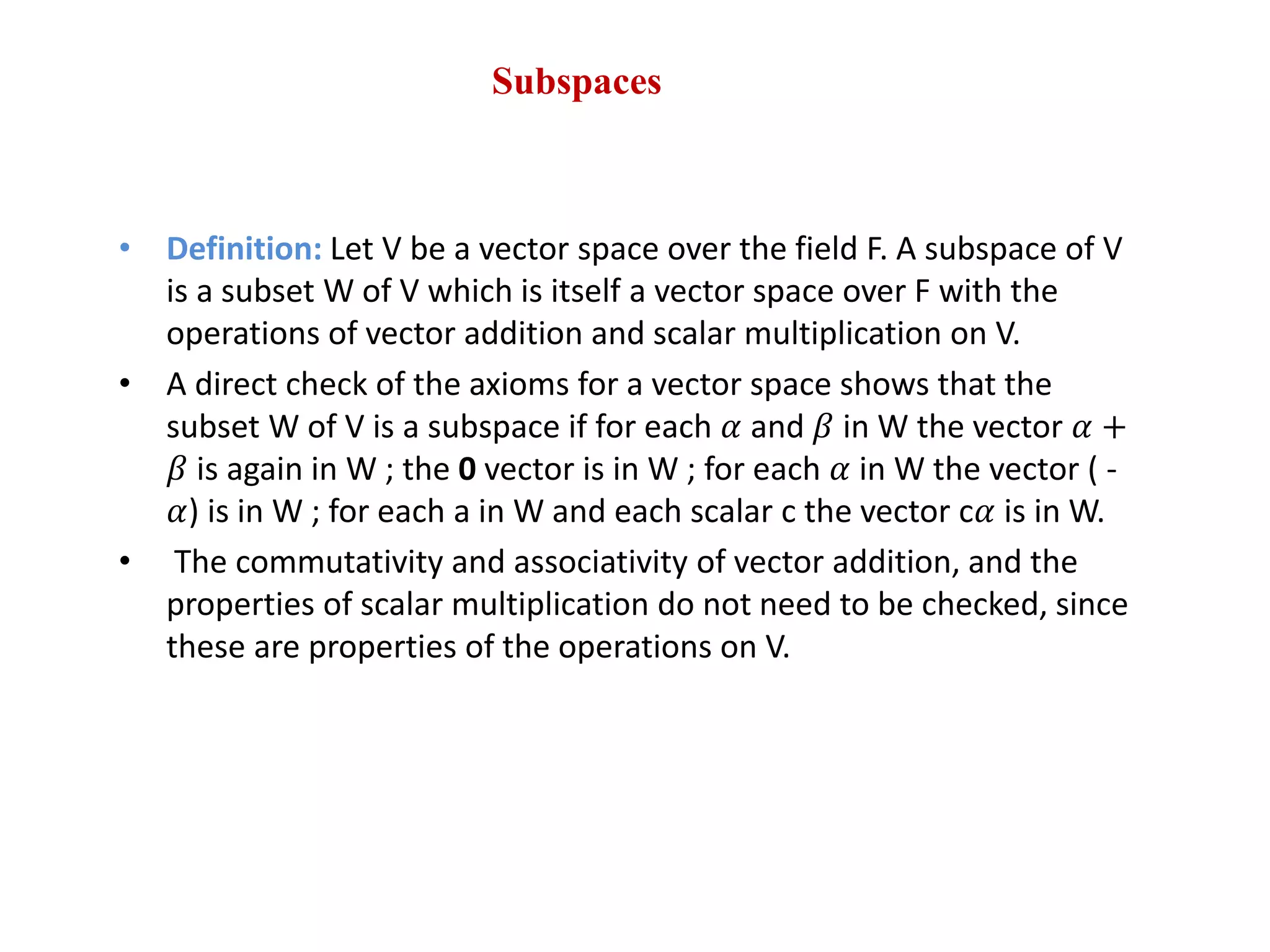 Linear Algebra for Competitive Exams | PPTX