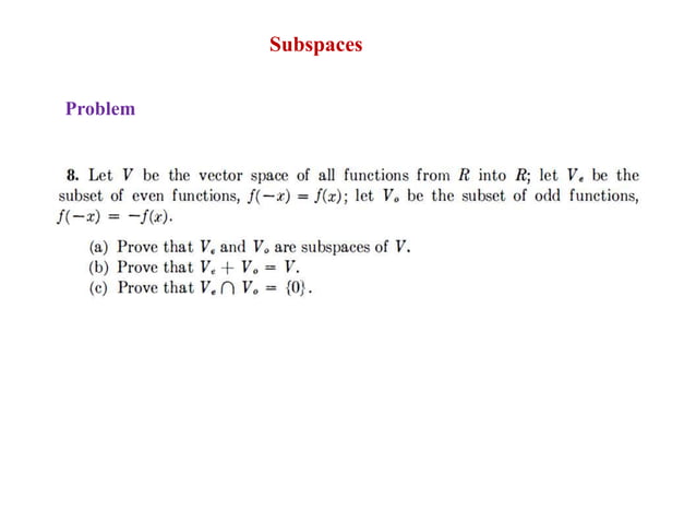 Linear Algebra for Competitive Exams | PPTX