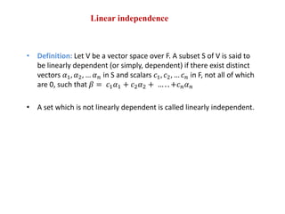Linear Algebra for Competitive Exams | PPTX