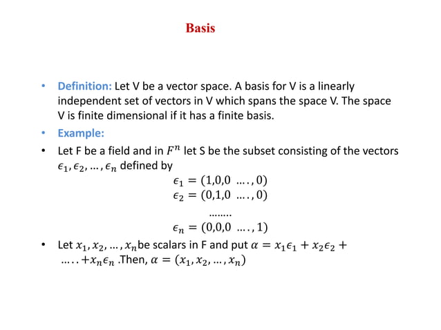 Linear Algebra for Competitive Exams | PPTX