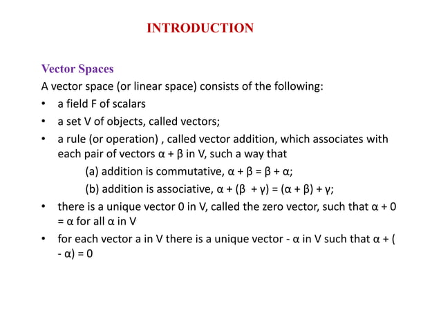 Linear Algebra for Competitive Exams | PPTX