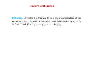 Linear Algebra for Competitive Exams | PPTX