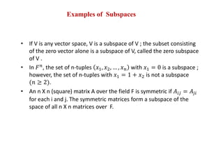 Linear Algebra for Competitive Exams | PPTX