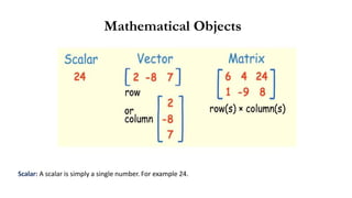 Linear algebra for deep learning | PPT