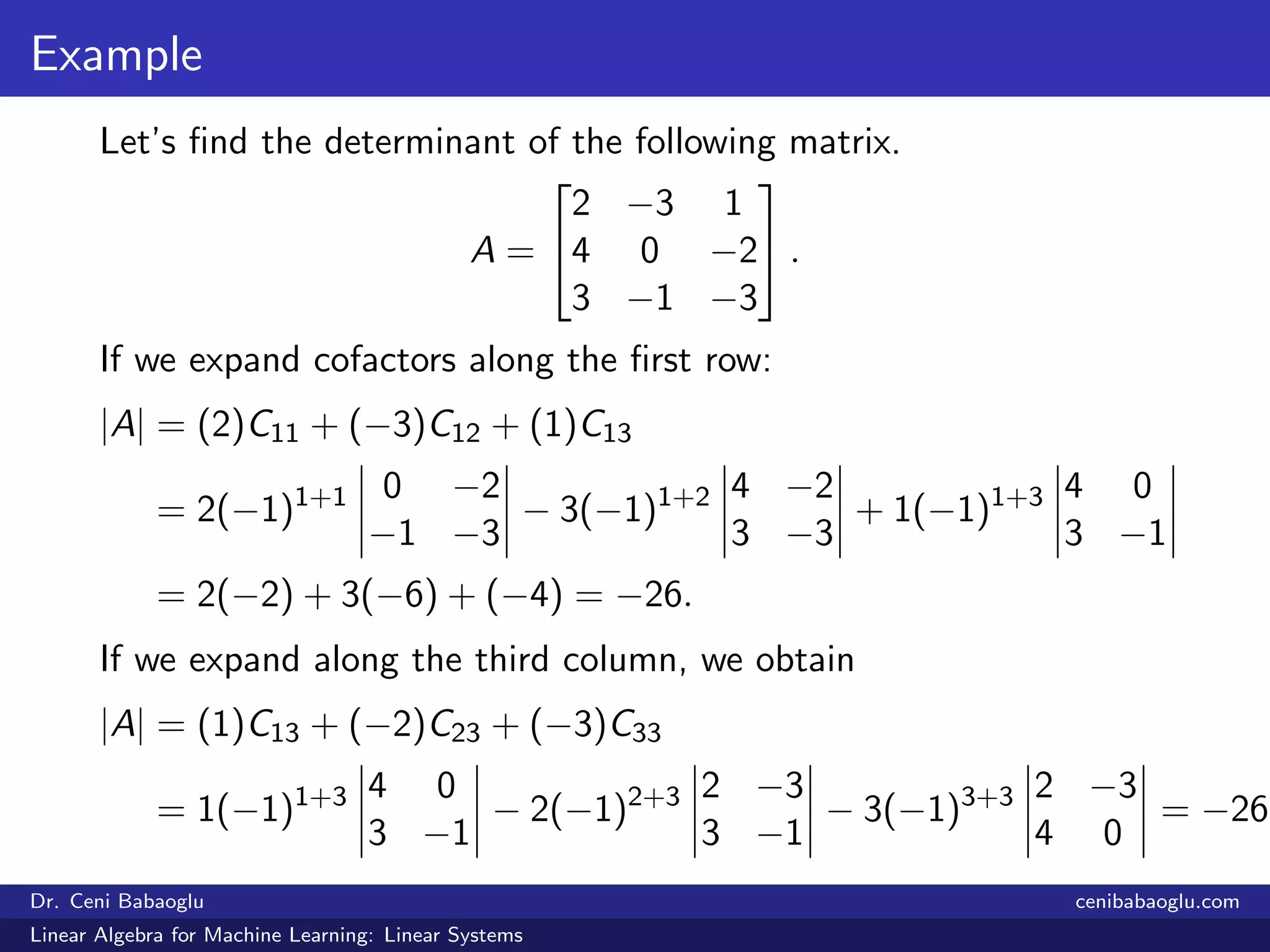 1. Linear Algebra for Machine Learning: Linear Systems | PDF