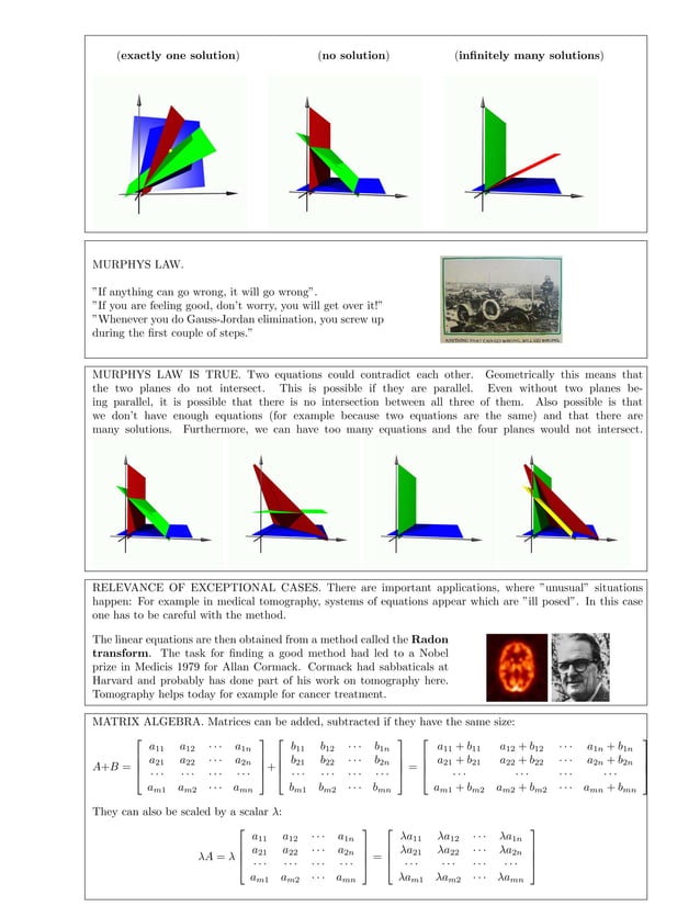 Linear algebra havard university | PDF