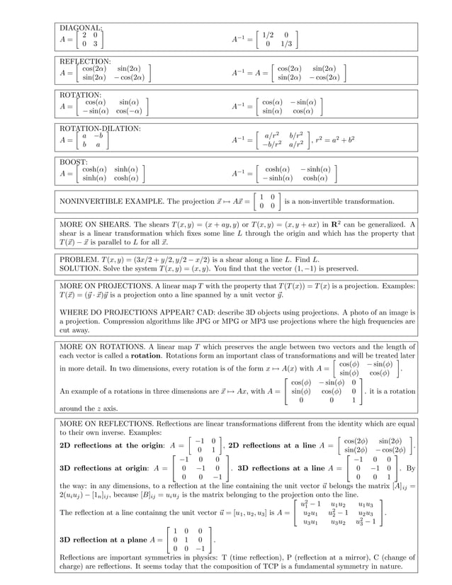 Linear algebra havard university | PDF