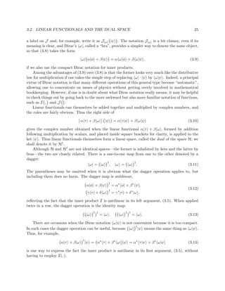 Linear algebra in the dirac notation | PDF