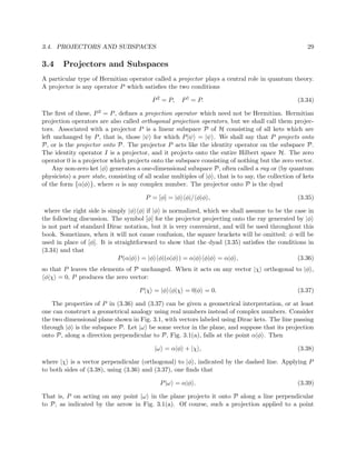 Linear algebra in the dirac notation | PDF