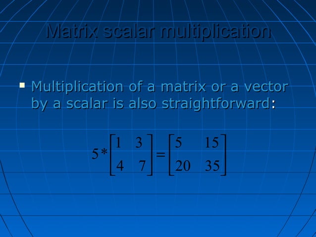Linear algebra notes 1 | PPT | Chemistry | Science