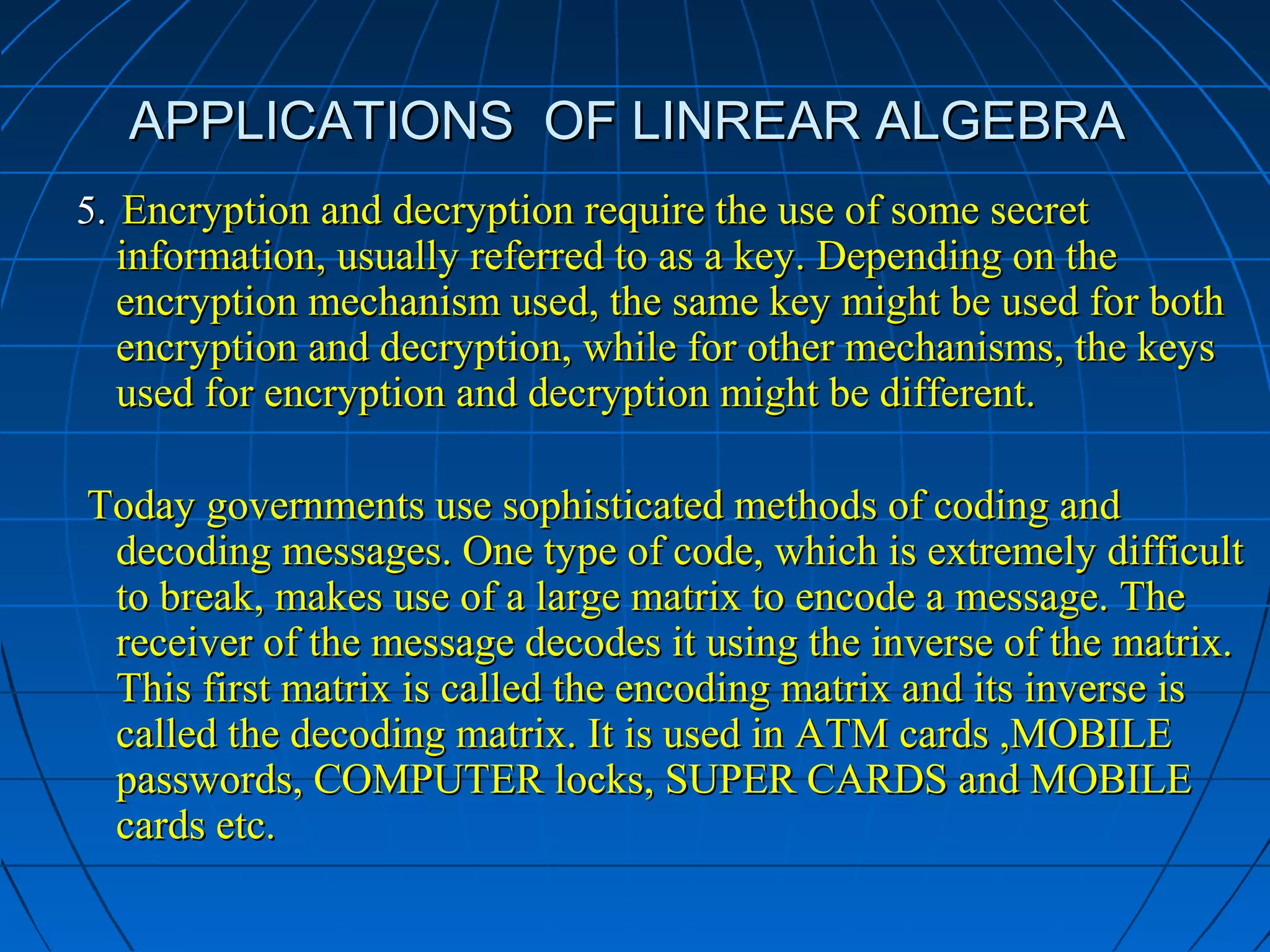 Linear algebra notes | PPT