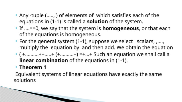 Linear Algebra PPT M.Sc., Mathematics Unit-1.pptx | Physics | Science