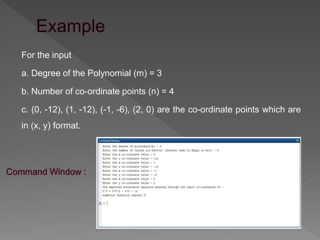 Curve Fitting - Linear Algebra | PPT
