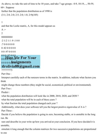 Linear Algebra Project Urban Population Dynamics This project is.pdf