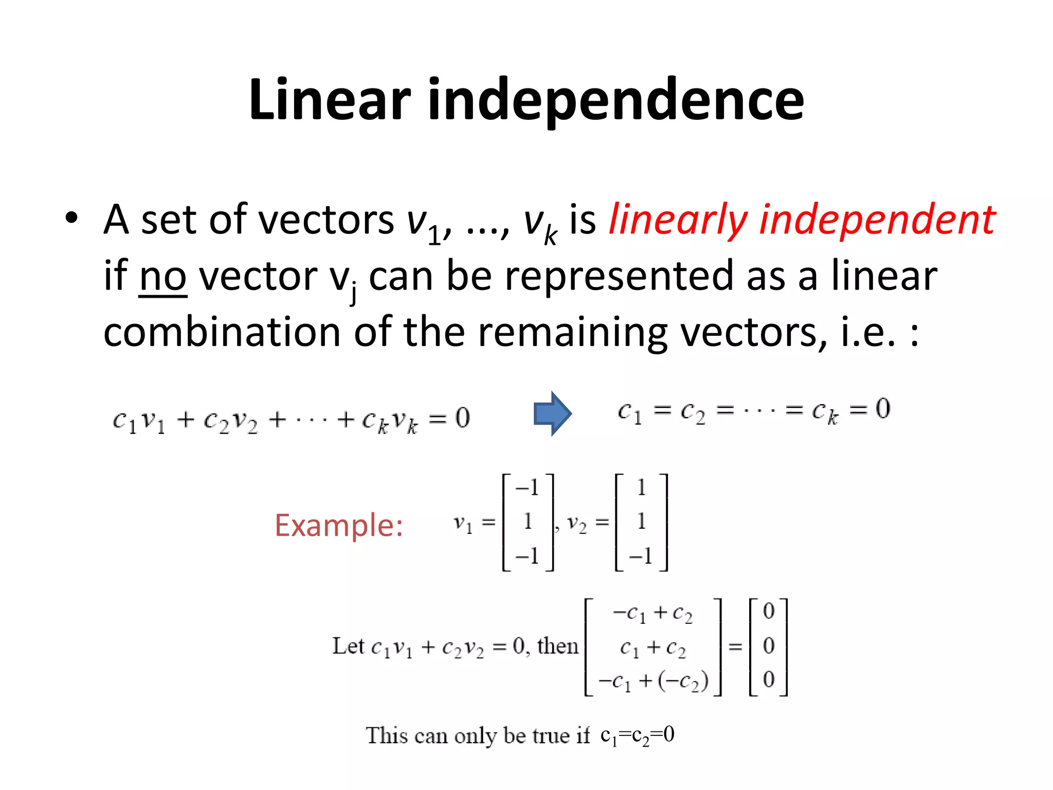 LinearAlgebraReview.ppt