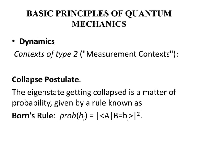 Mathematical Formulation of Quantum Mechanics | PPTX | Physics | Science