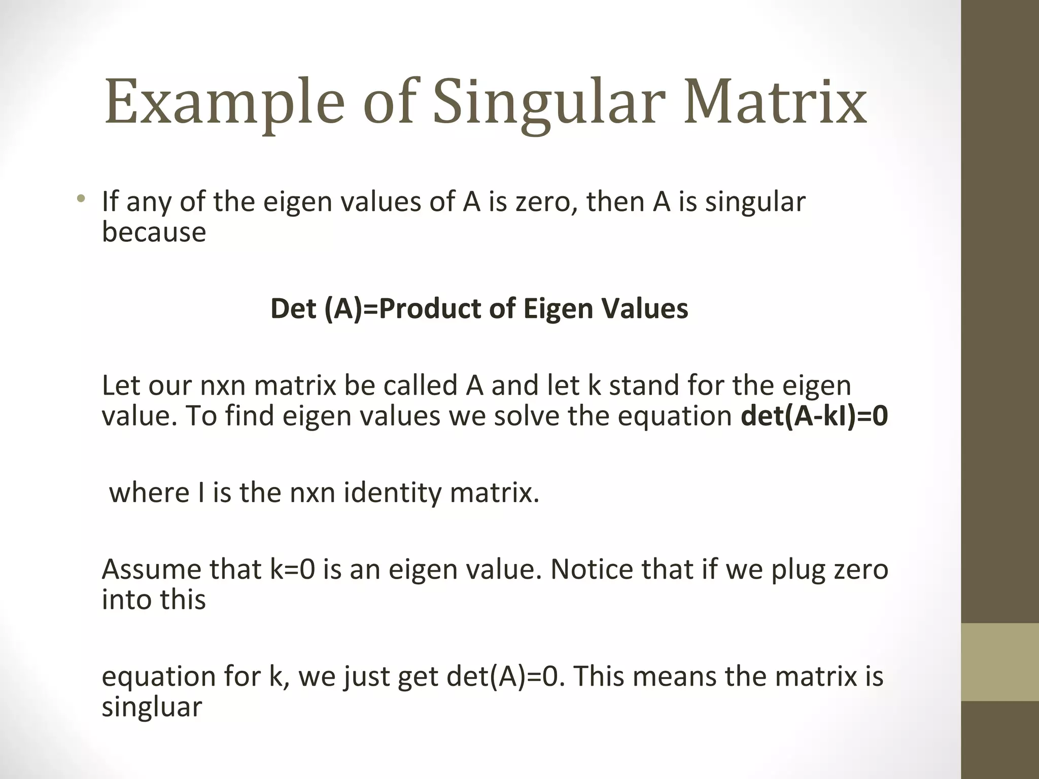 Linear algebra | PPT