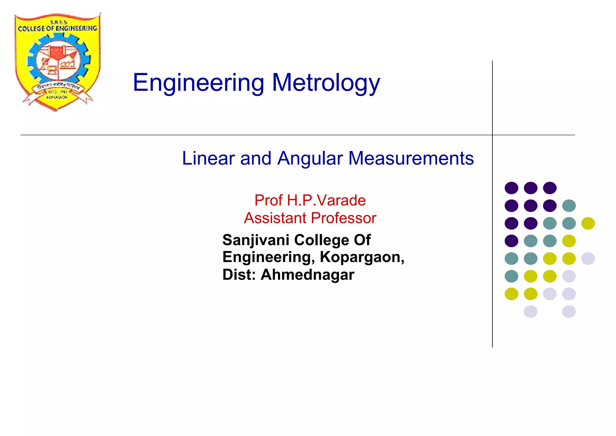 Linear and angular measurements | PPT Linear and angular measurements | PPT