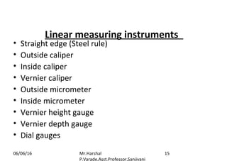Linear and angular measurements | PPT