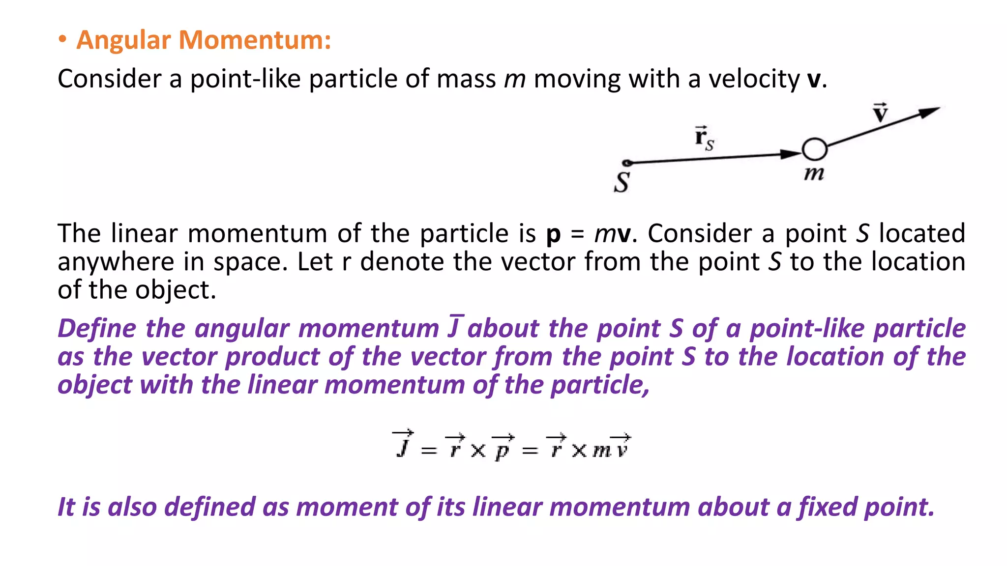 Linear and angular momentum | PPTX