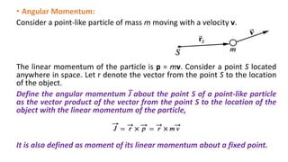 Linear and angular momentum | PPTX | Physics | Science