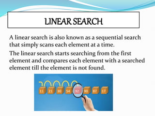 Linear and Binary search .pptx