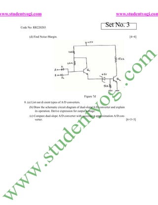 Linear and digital ic applications Jntu Model Paper{Www.Studentyogi.Com ...