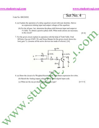 Linear and digital ic applications Jntu Model Paper{Www.Studentyogi.Com ...