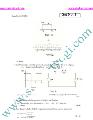 Linear and discrete systems analysis Jntu Model Paper{Www.Studentyogi ...