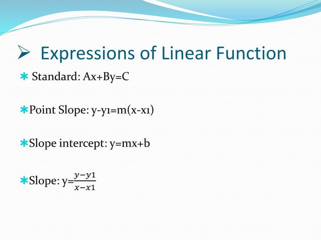 Linear and exponential functions | PPTX