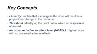 Linear and non-linear dose-response assessment.pptx