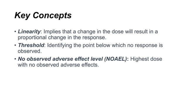 Linear and non-linear dose-response assessment.pptx