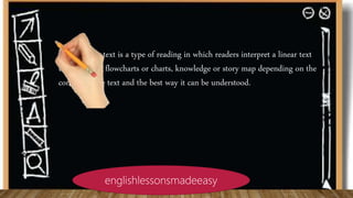 Linear and non linear text | PPTX