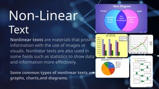 linear and non linear illustration grade 10 english quarter 1 | PPTX