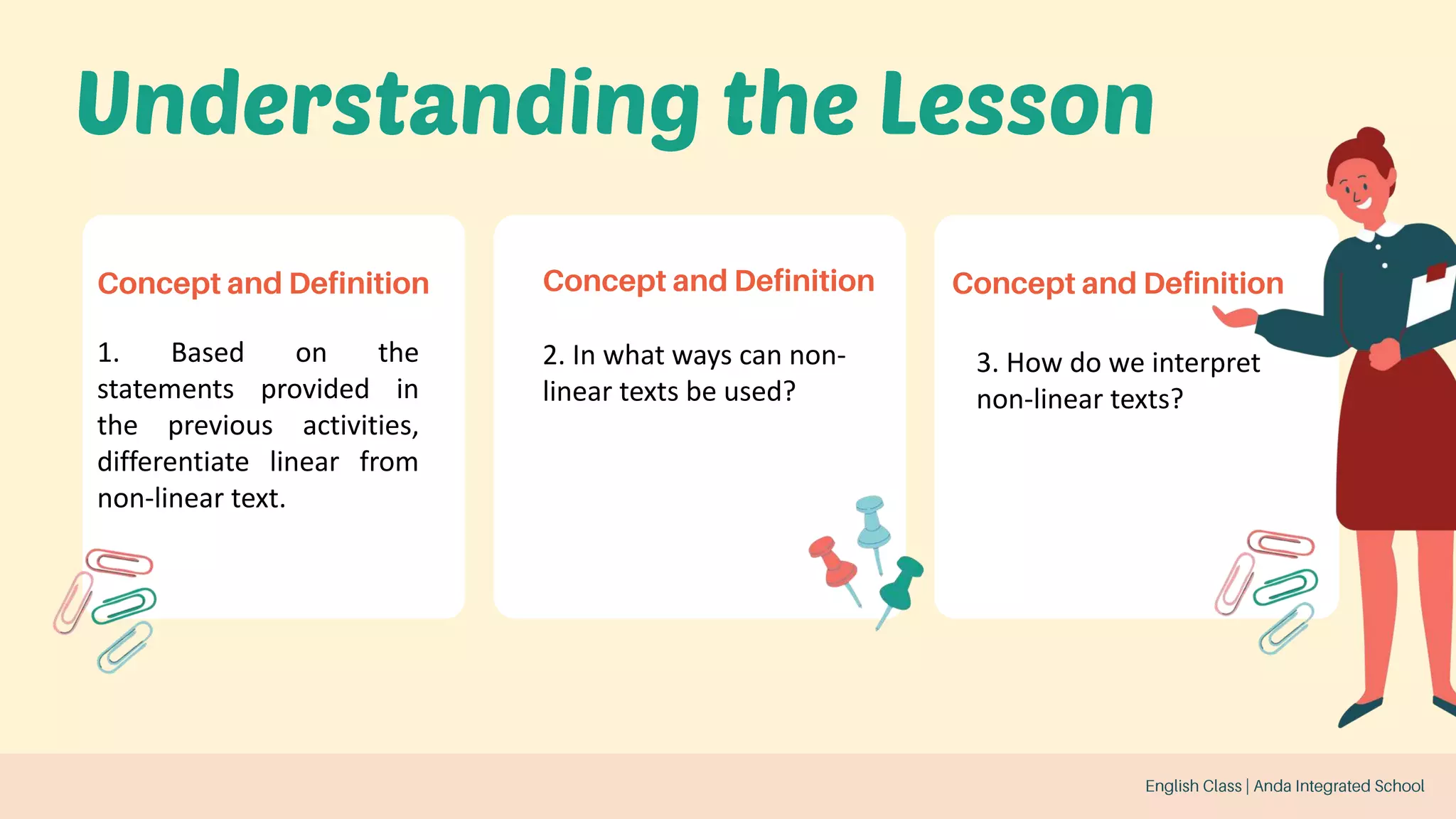 Linear and Non Linear Texts | PPTX
